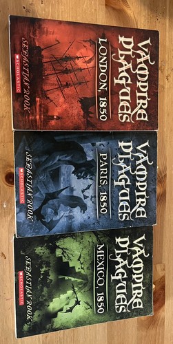 Vampire Plagues Books 1 2 & 3 Sebastian Rook 1850 London Mexico PB AOB ...