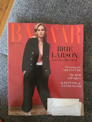 HARPER’S BAZAAR MAGAZINE- USA- APRIL 2023 - BRIE LARSON - NEW | eBay
