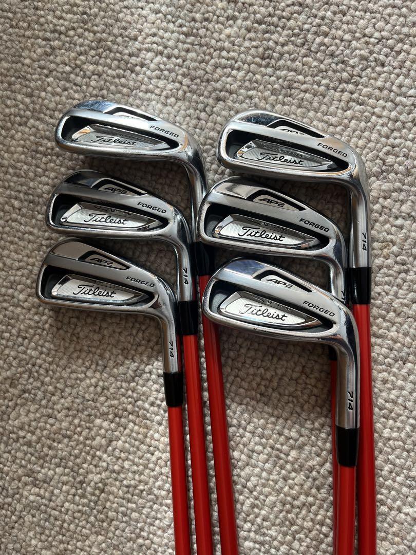 Titleist AP2 714 FORGED Iron Set 5-9+Pw Tour AD 95 Flex-S Titleist AP2 714 FORGED Iron Set 5-9+Pw Tour AD 95 Flex-S
