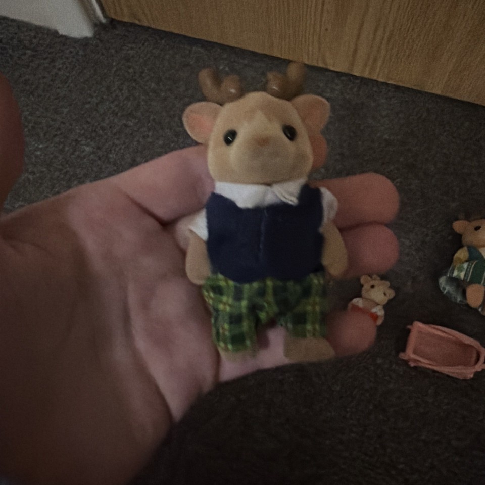 Sylvanian Families Reindeer Family Set FS-44 Epoch Calico Critters w ...