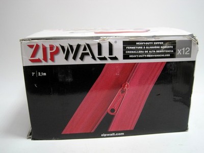 NEW IN BOX 12 Pack ZipWall Zip Wall Heavy Duty Zipper HDAZ12 7 ...