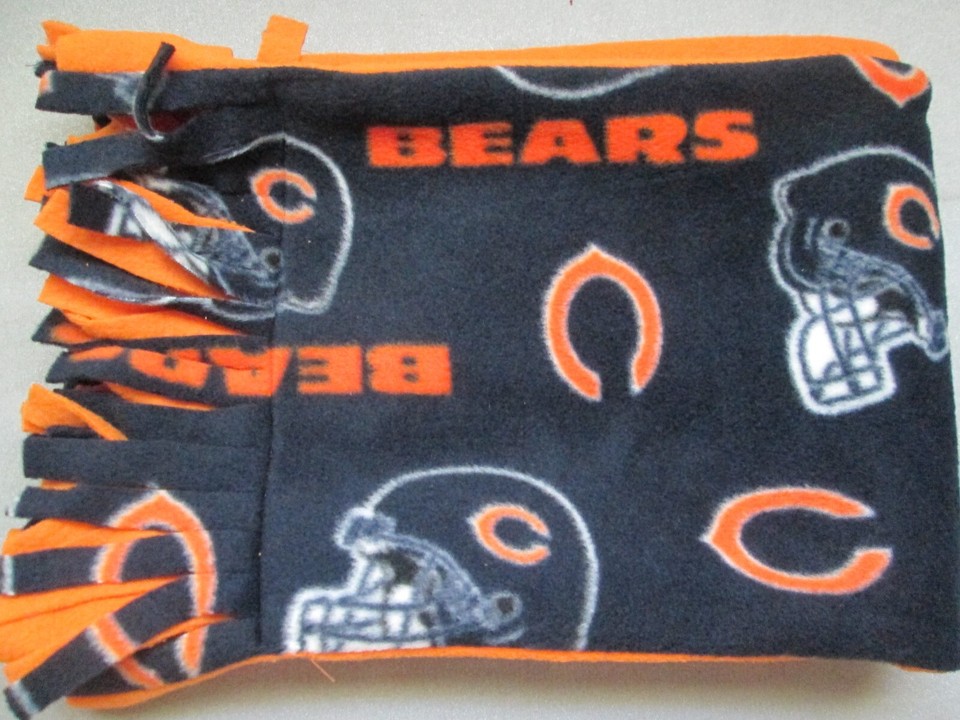 NFL Chicago Bears Football Winter Scarf Scarves - 4 Styles - Fleece ...