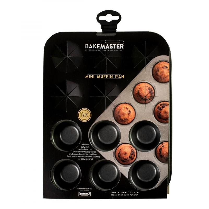 Bakemaster 12 Cup Mini Muffin Pan Non-Stick | 26 x 20cm | eBay Australia