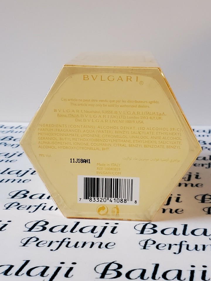 BVLGARI OMNIA GOLDEN CITRINE EDT 2.2 OZ/ 65 ML FOR WOMEN (NIB) SEALED ...