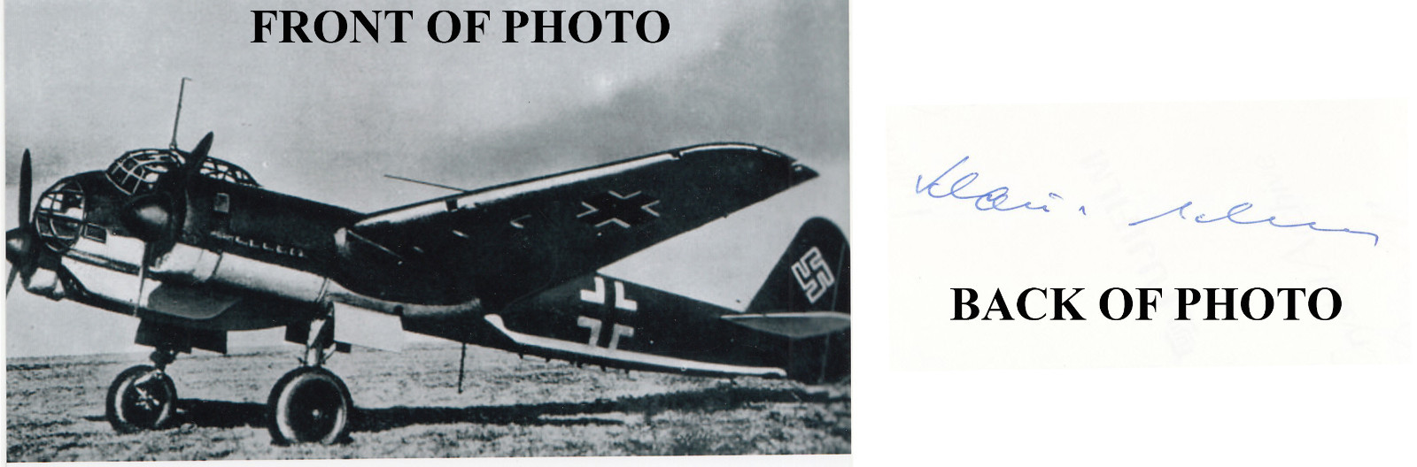 Luftwaffe Klaus Scheer WWII Ace 24 Victories SIGNED 4x6 PHOTO | eBay