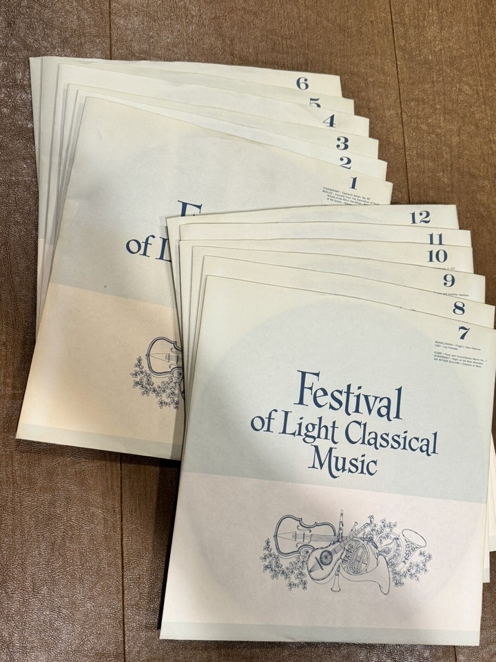 Festival Of Light Classical Music Album Set Of 12 12” Records | eBay