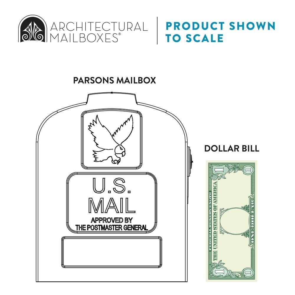 White Mailbox Deluxe Polybox Durable & Best Rust-proof Polymer Post ...