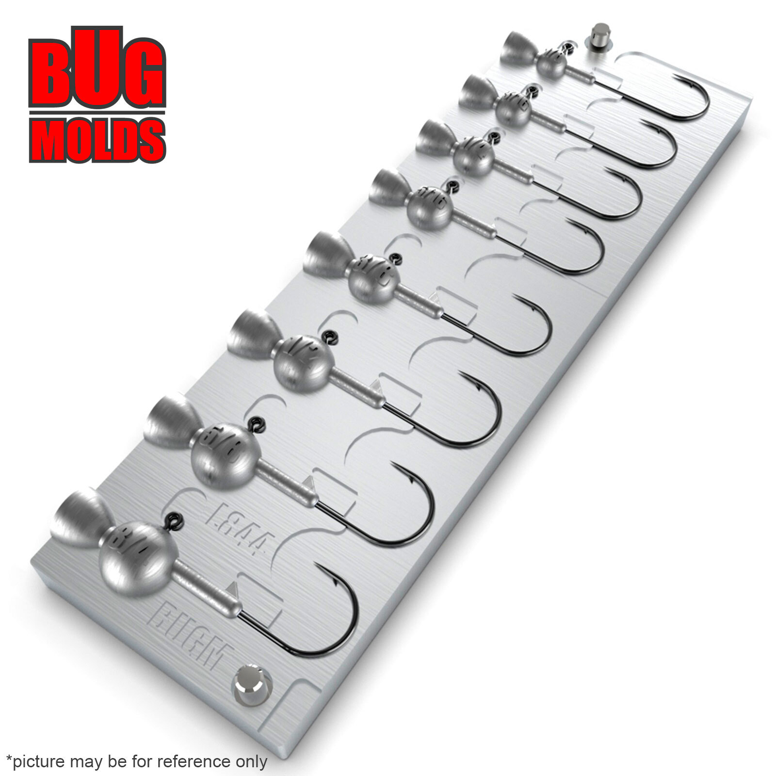 Fishing Sinker Mold Aluminium Fishing Mold Lure making Lead Molds Bait ...