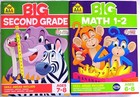 Lot of 2: Big Math 1-2 and Big Second Grade by School Zone Publishing ...