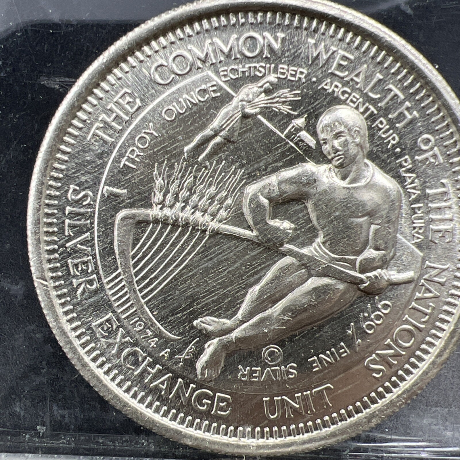 Common Wealth of The Nations Silver Exchange Unit 1 oz .999 Silver ...