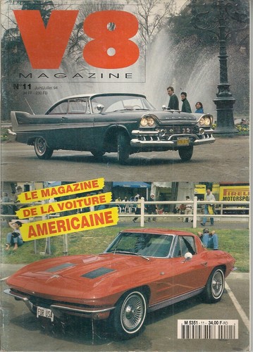 V8 MAGAZINE 11 CORVETTE CALLAWAY BUICK ROADMASTER 54 MUSTANG 67 DODGE ...