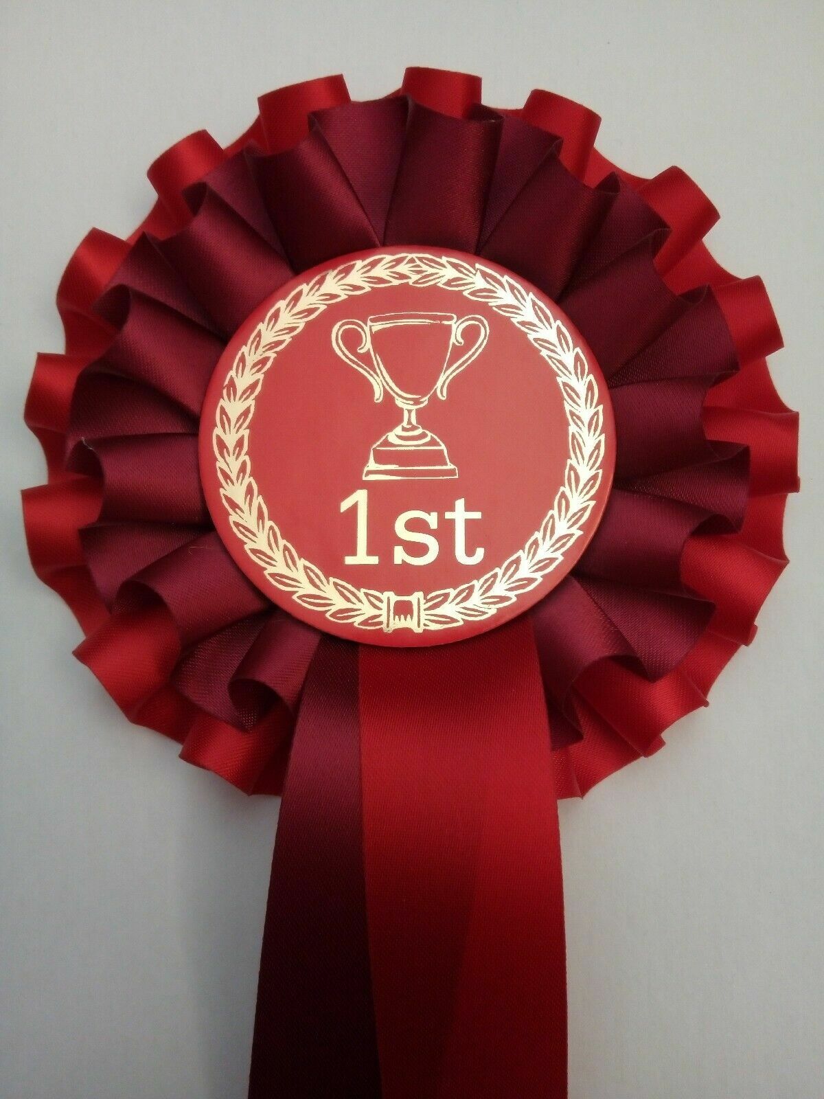 Award Rosettes Individual Placing 2 Tier Rosettes 1st - 6th Place FREE ...