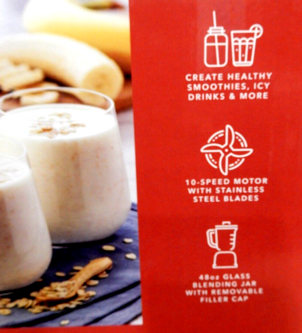 Parini Kitchen Blender 10 Speed Electric 6 cup Capacity 105579-1 New In ...