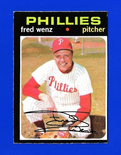 1971 OPC O-Pee-Chee SET BREAK #92 FRED WENZ PHILADELPHIA PHILLIES (SB2 ...