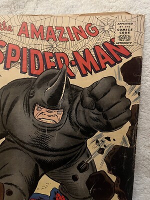 Amazing Spider-Man #41 Marvel Comic CGC 3.0 1st Appearance Of Rhino | eBay