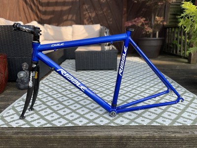54cm Ribble Audax Lightweight Frame Metallic Blue with ITM Carbon Fork ...