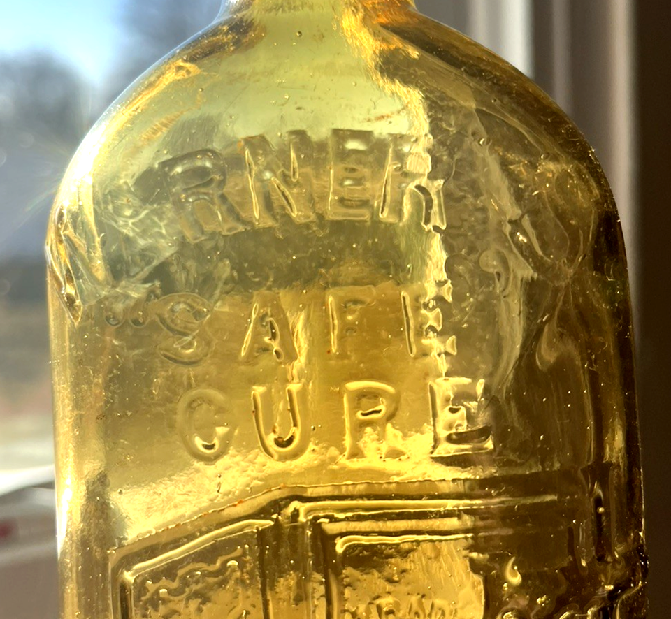 VERY NICE YELLOW COLORED WARNER'S SAFE KIDNEY CURE LONDON 1890'S ERA ...