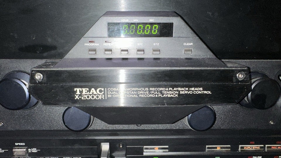 TEAC X-2000R Reel to Reel Tape Recorder Black Working ,need Calibration ...