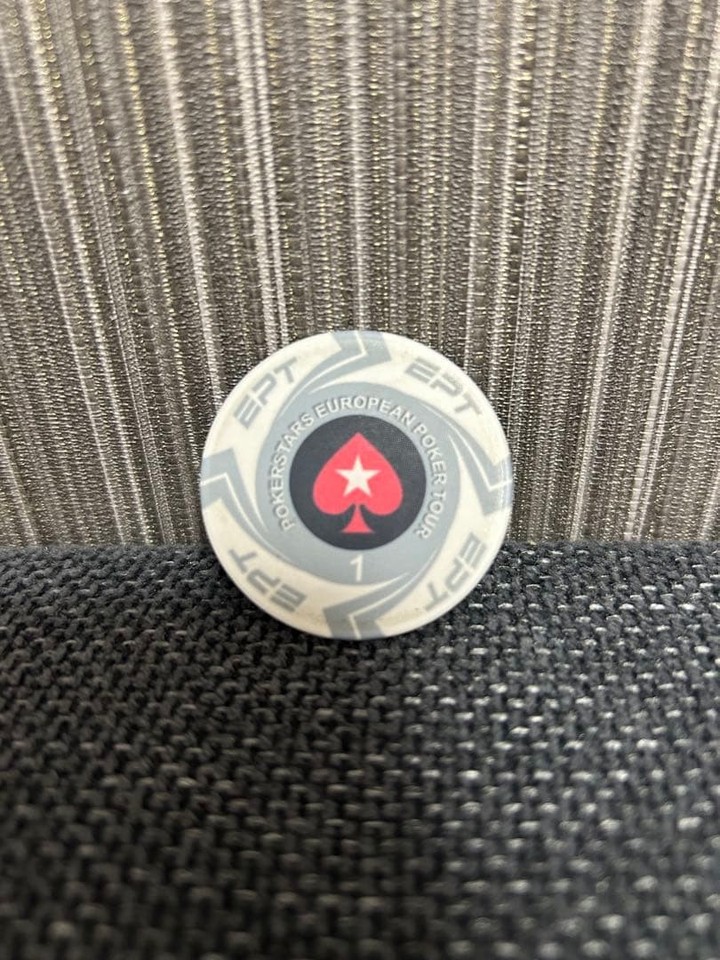 EPT Ceramic Poker Chips Set 10 pcs, 39mm, PokerStars logo, Used WWG | eBay