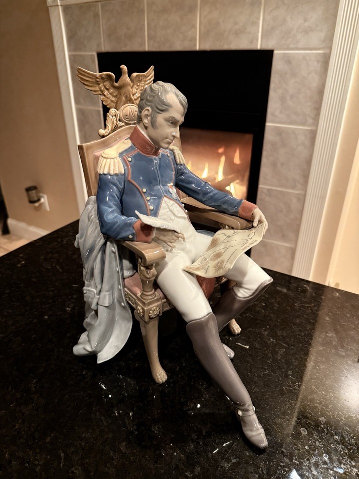 LLADRO NAPOLEON PLANNING BATTLE 1459G LE #258 Of 1,500 PORCELAIN ...