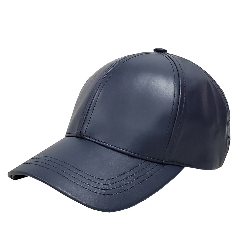 Emstate Mens Womens Genuine Cowhide Leather Baseball Cap Many Colors ...