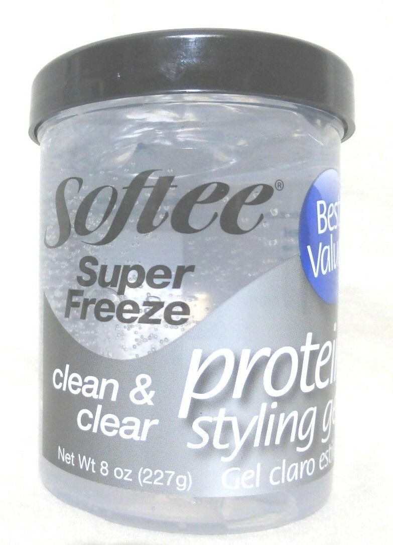 1 Softee Super Freeze Clean & Clear Protein Styling Gel 8 Oz | eBay