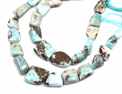 AAA Natural Bio Pectolite 6 Inch Strand 11x19-14x18 MM Smooth Tumble ...