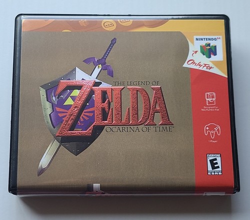 The Legend Of Zelda Ocarina Of Time CASE ONLY Nintendo 64 N64 Box BEST ...