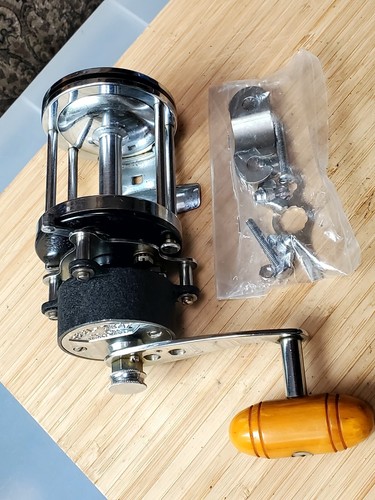 Rare To Find-Penn Squidder Reel W/REEL DEAL TRANSMISSION & Clamp Kit ...