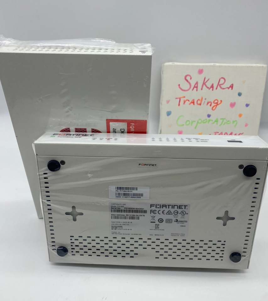 Fortinet Fortigate-50E W/Adapter Network Security Firewall Initialized FG-50E | eBay