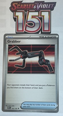 Grabber Trainer 162/165 Uncommon Pokémon Card S&V 151 English - Pack ...