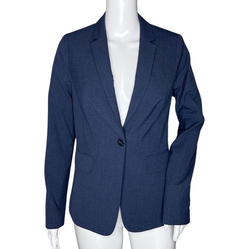 The Limited Blazer Women 0 Blue Versatile Business Office Casual ...