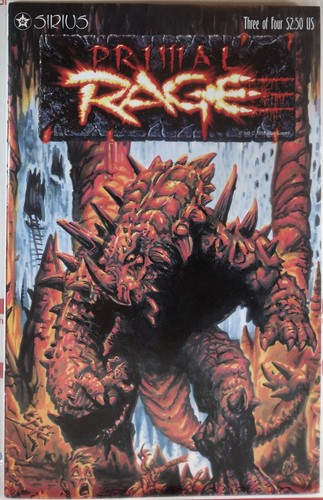 🔥 PRIMAL RAGE #3 NM- Sirius 1996 ATARI video game shin Godzilla Kong ...