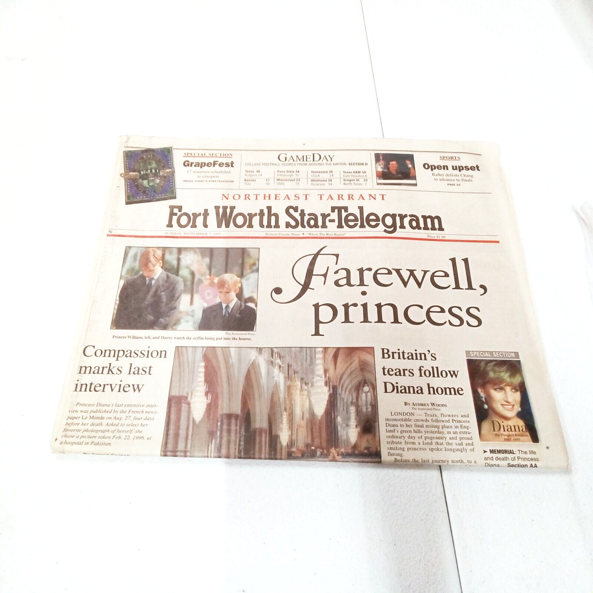 Fort Worth Star Telegram Logo Article Clipped From Fort Worth