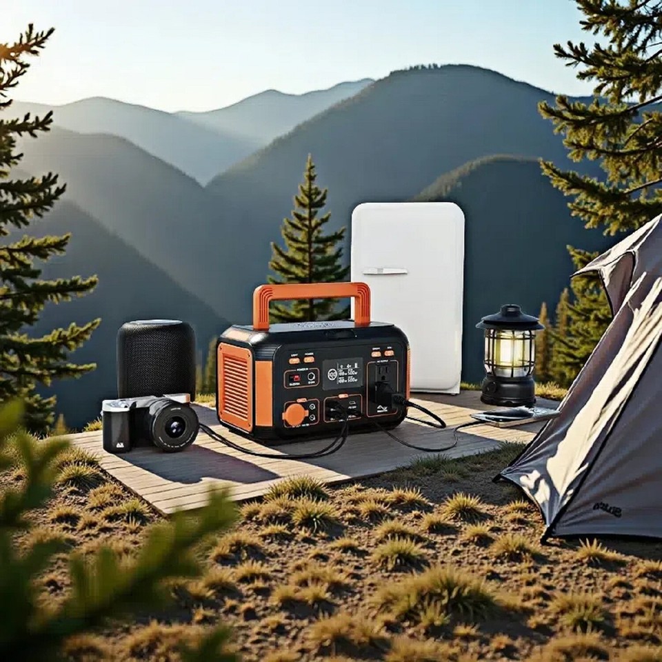 Peak 1000W Power Station Portable Solar Generator RV Camping Backup ...