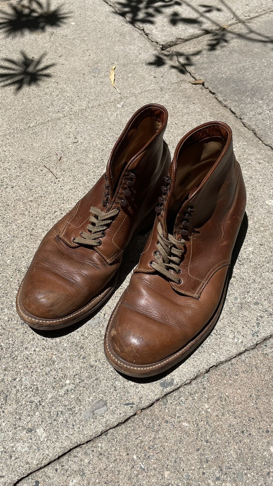 Alden 86049H Natural Chromexcel Plain Toe Boot | Alden Model Project