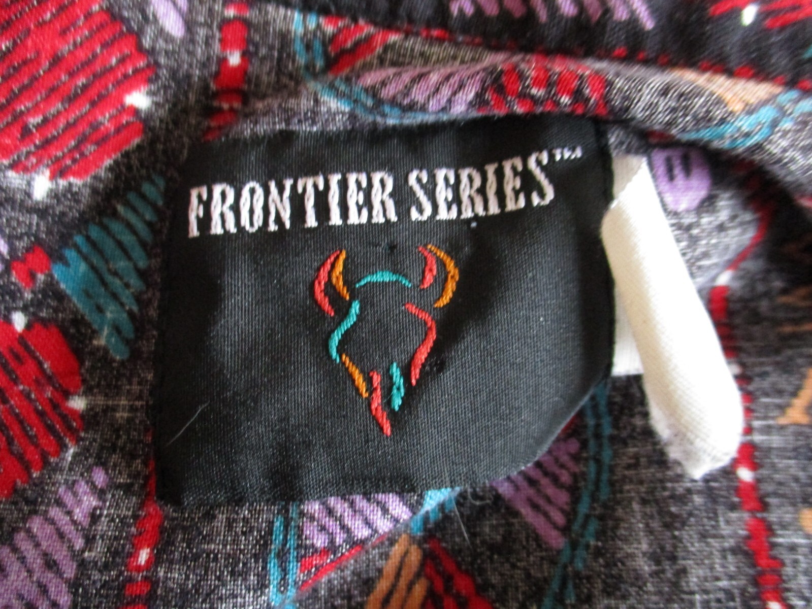 Vintage Frontier Series Western Shirt Large Men Multi… - Gem