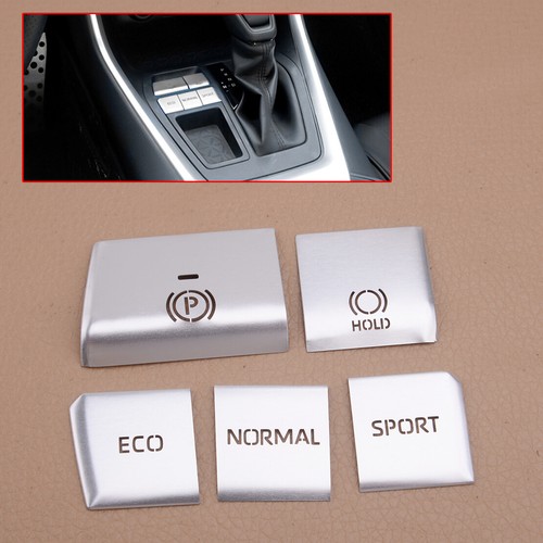 Fit For Toyota RAV4 19+ New Silver Inner Gear Shift Box Panel Button ...