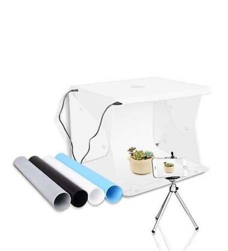 Emart 14" x 16" Photography Table Top Light Box | 52 LED | Portable ...