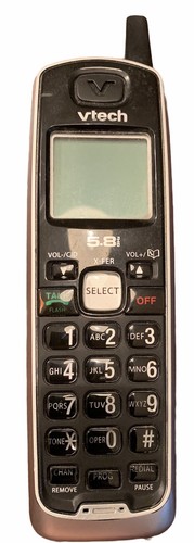 VTech CS5121-3 Cordless Phone Handset With Charging Base Silver/black ...