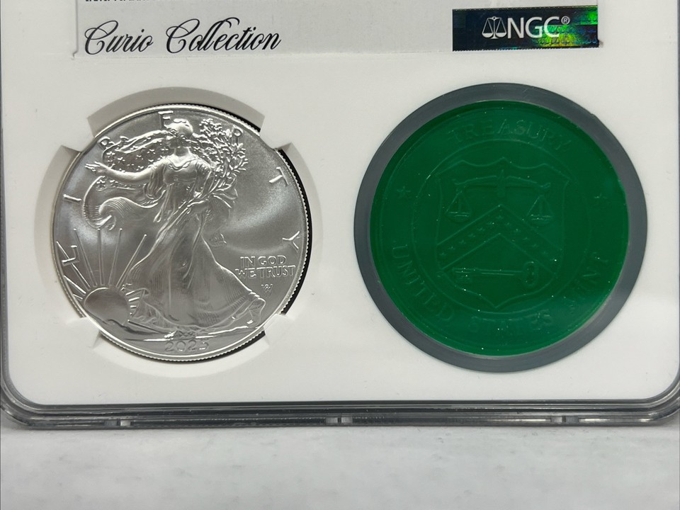 2025 MS 70 Curio Collection American Silver Eagle w/bag ASE 41/125 ...