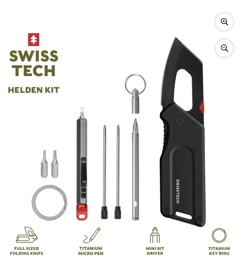 Swiss Tech 4-in-1 EDC Essential Multitools Knife Kit | eBay