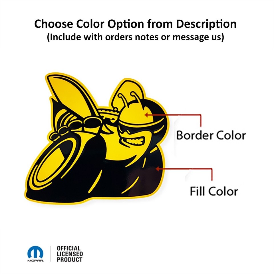 Mopar Licensed Scat Pack Bee Customizable Acrylic Badge Emblem Logo 2 ...
