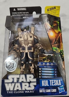 Hasbro Star Wars The Clone Wars Video Game Figurine - Kul Teska Action ...