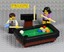LEGO - Pool Snooker Billiards Table Cue Stick - Black Brown Minifigure ...
