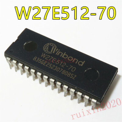 1PCS EEPROM IC DIP-28 W27E512-70 #98/7 | eBay