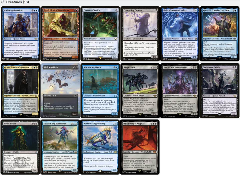 Lord of the Nazgul LotR INSTANTS and SORCERIES Magic MTG Custom ...