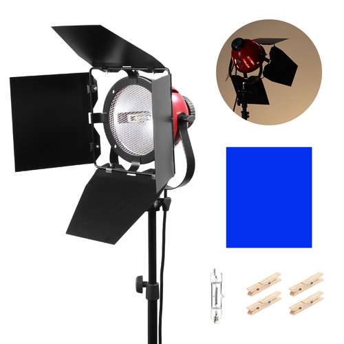 Dimmable Red Head Light Kit+Dimmer+Light Stand Tripod Filter Paper ...