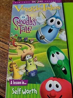 VeggieTales A Snoodle’s Tale VHS Video Tape Christian Green ...