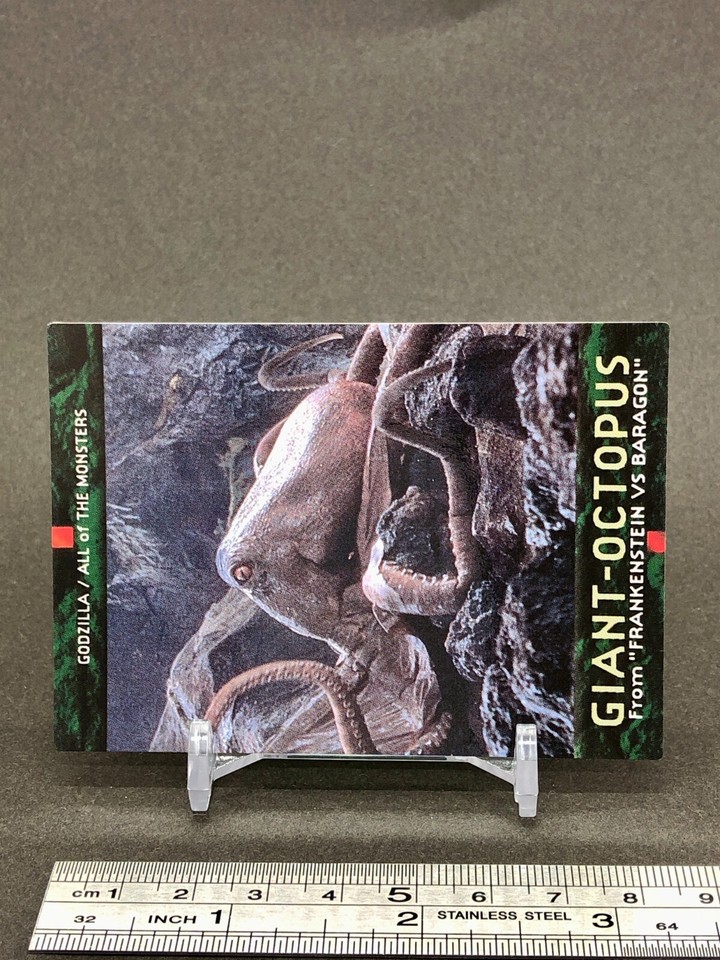 Giant-Octopus Godzilla / All of The Monsters Carddass 1st ED 17 Vintage ...